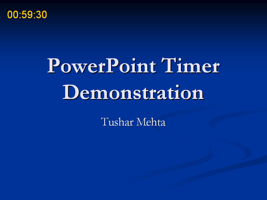PowerPoint Timer Add in